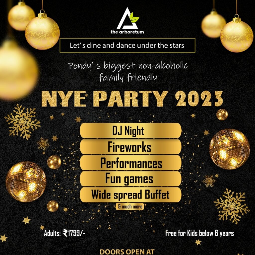 Pondicherry New Year Events 2023 Book Tickets | Pondy Live